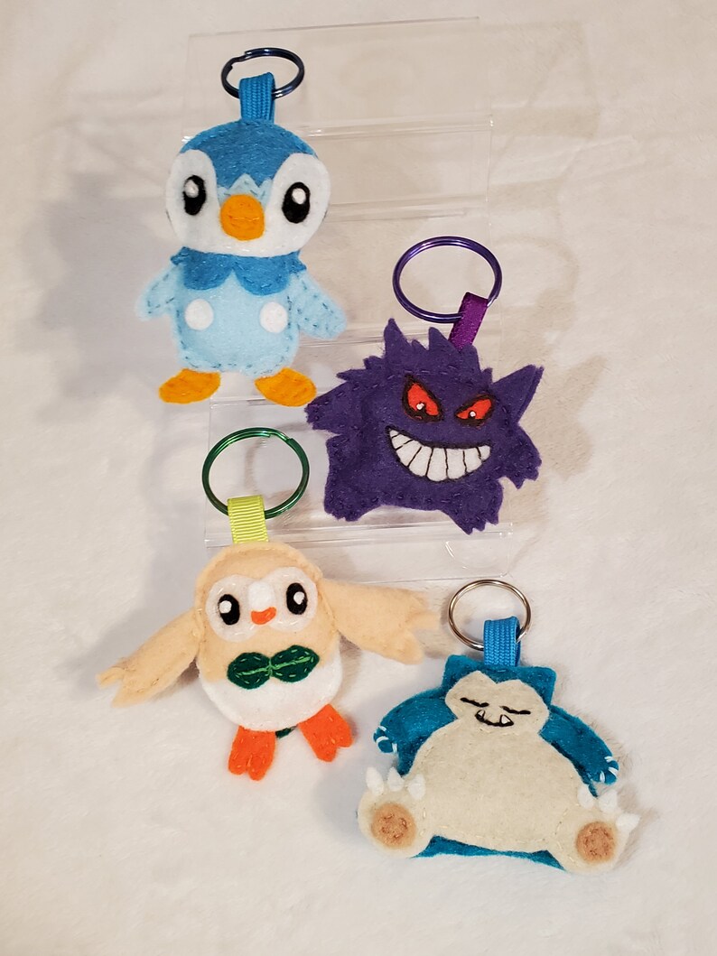 Piplup Pokemon Felt Plush Keychain, Made to Order - Etsy
