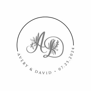 Elegant Wedding Logo, Wedding Logo Design, Monogram Logo, Wedding Logo ...