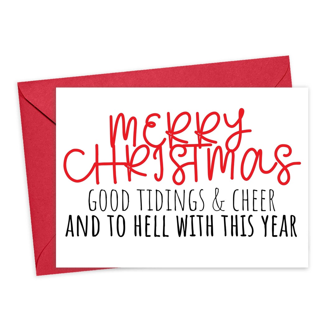 2025 Christmas Card Funny Christmas Card for Liberals Sarcastic Holiday ...