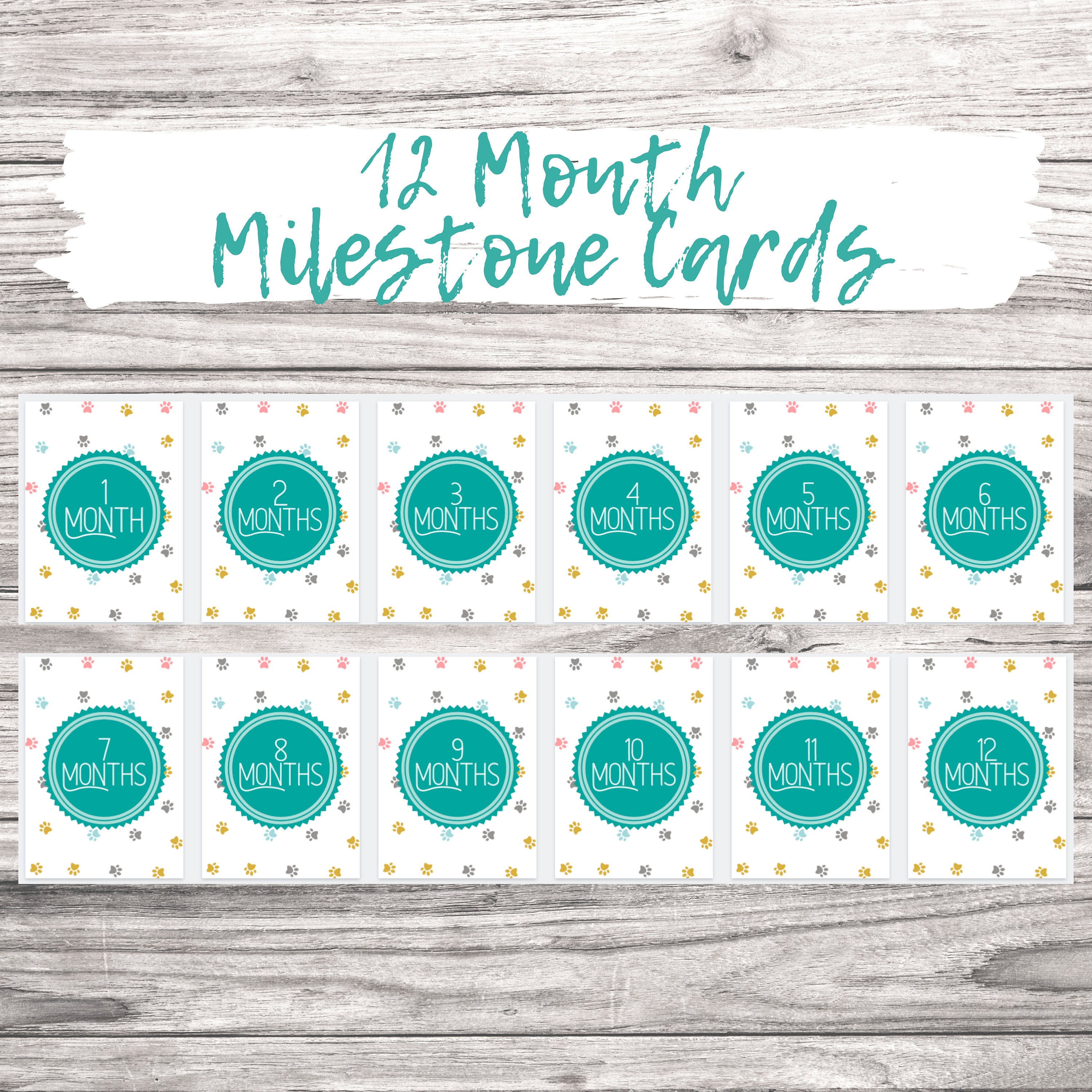 Puppy Milestone Cards Dog Milestone Cards Pet Milestone - Etsy Australia