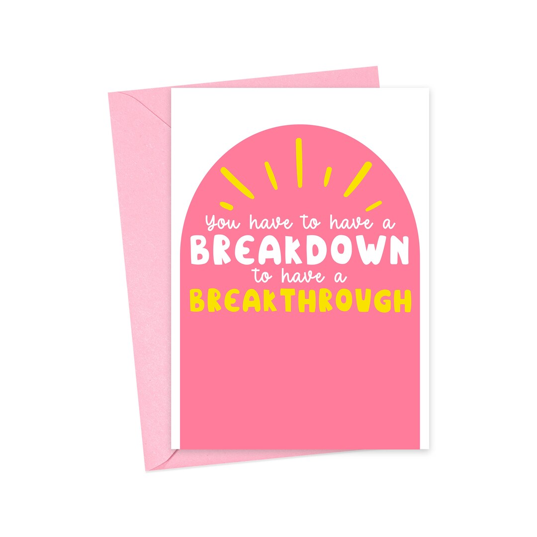 Cute Sympathy Card for Friend Encouragement for Her Pink Condolences ...