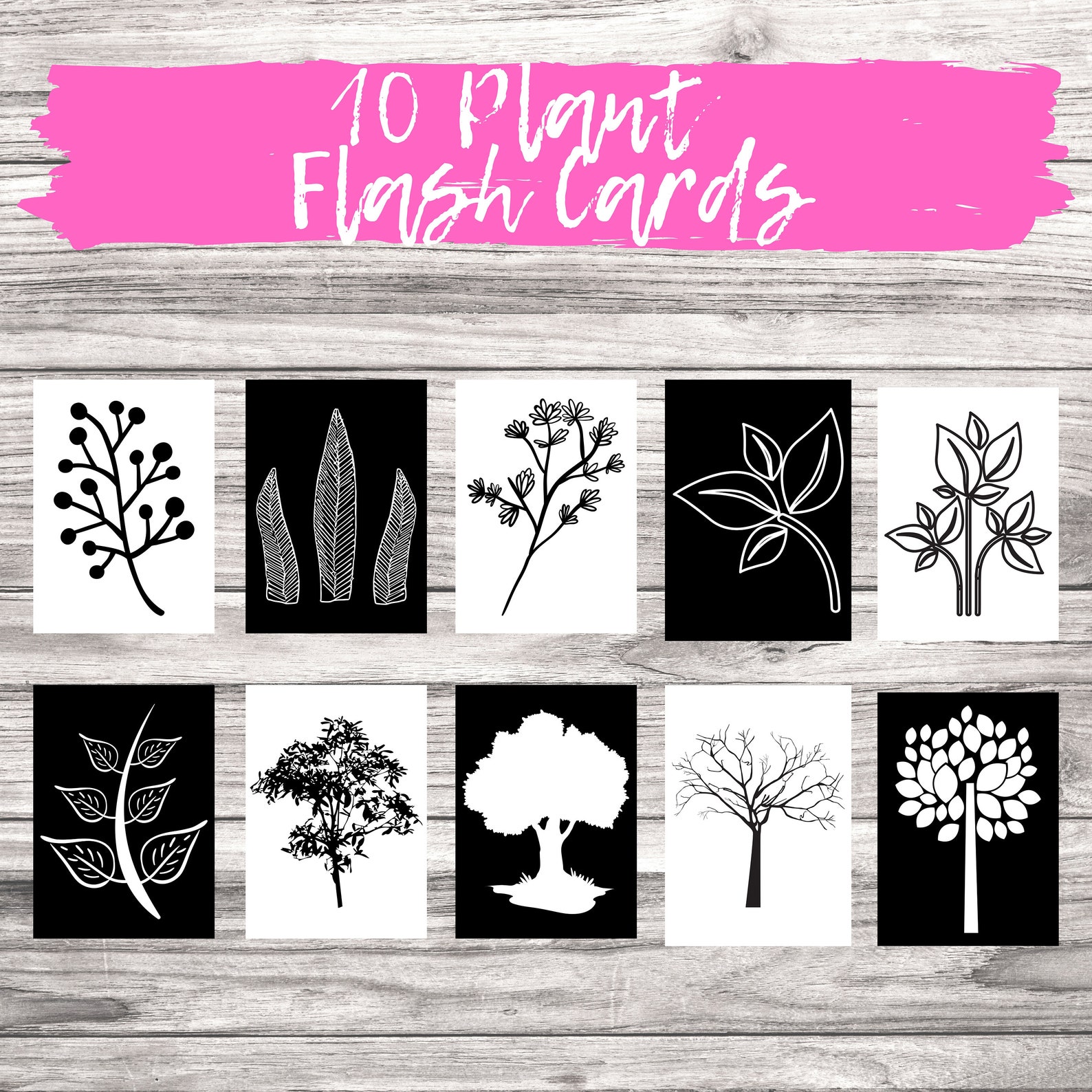 Baby Stimulation Flashcards Infant Flashcards Printable - Etsy