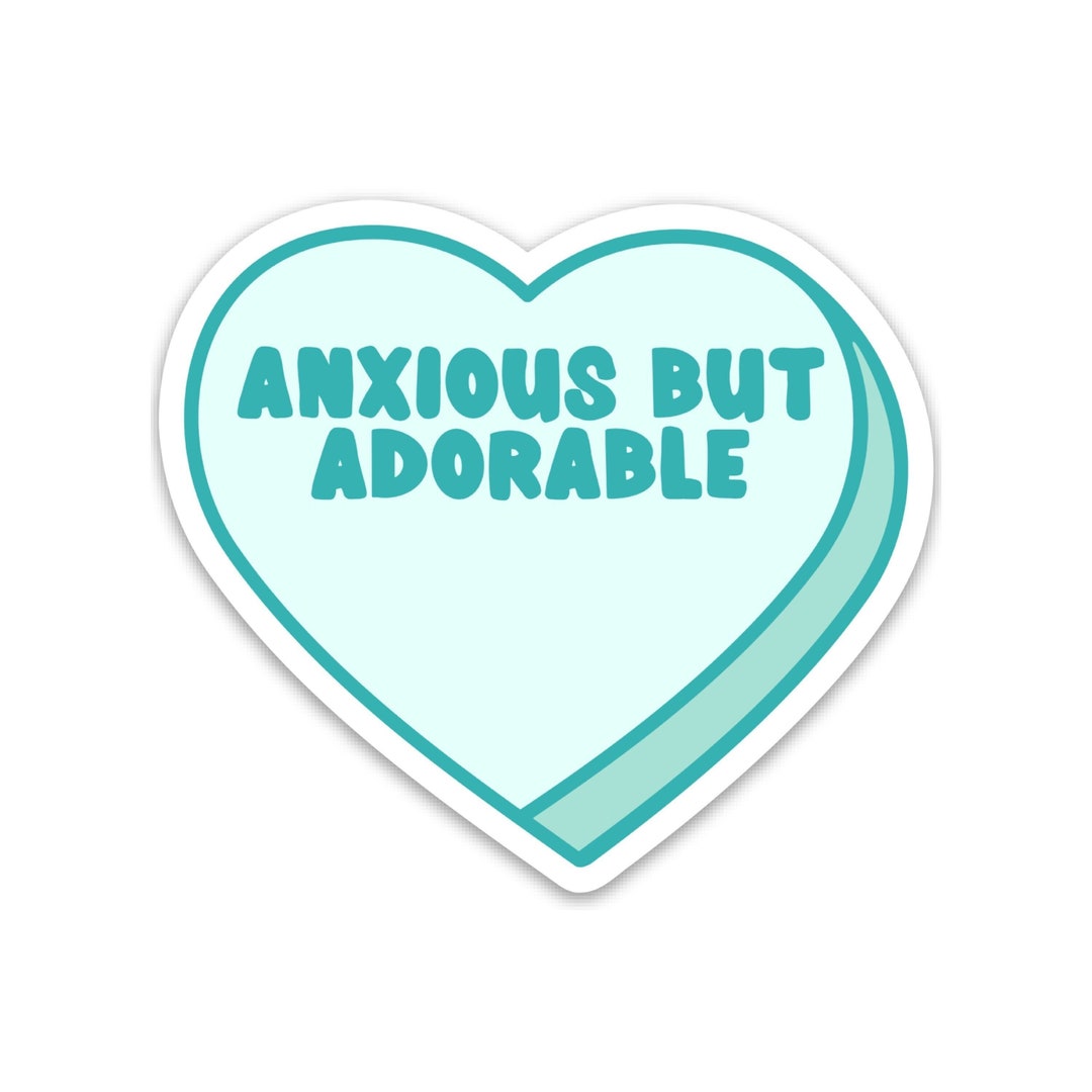Anxiety Stickers for Women Mental Health Gifts Funny Stickers ADHD ...