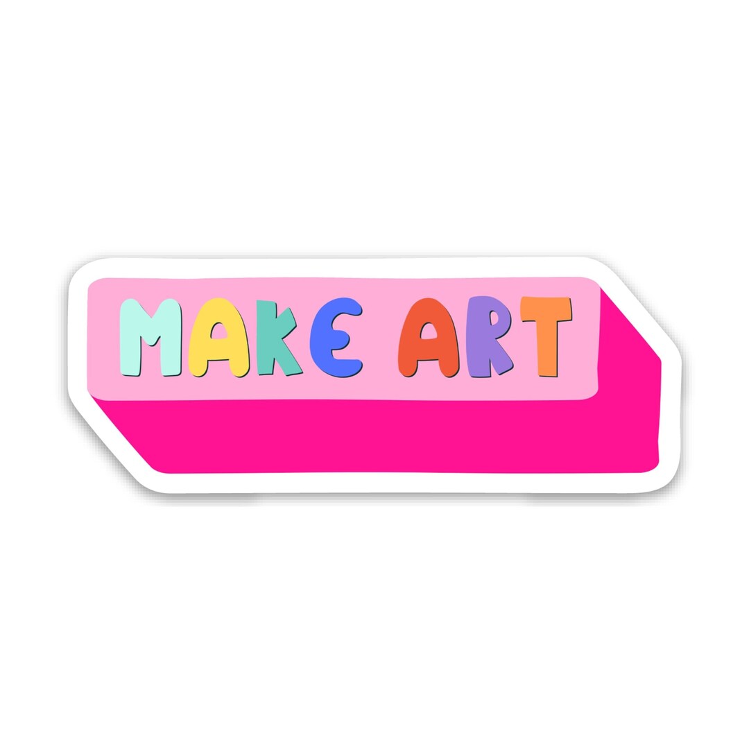 Artsy Stickers Creativity Sticker Artist Stickers Entrepreneur Gifts ...