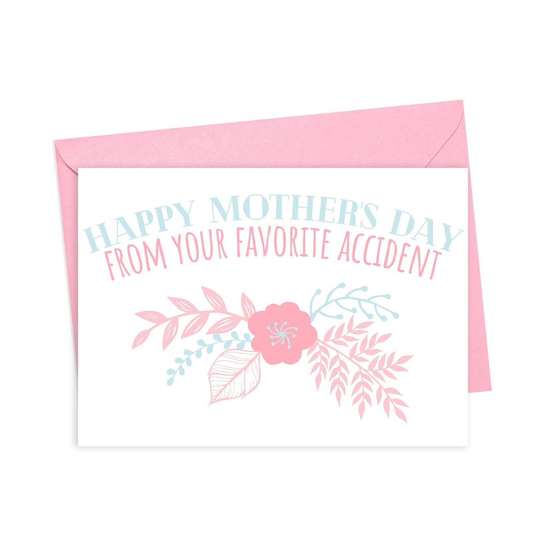 Funny Mothers Day Card Funny Mothers Day Gift From Daughter Printable ...
