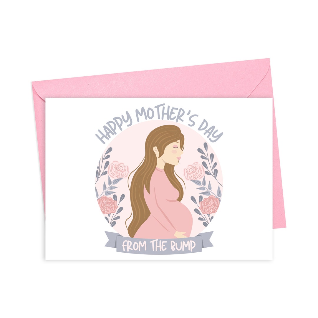 Expectant Mothers Day Card for Pregnant Wife Mothers Day Card From the ...