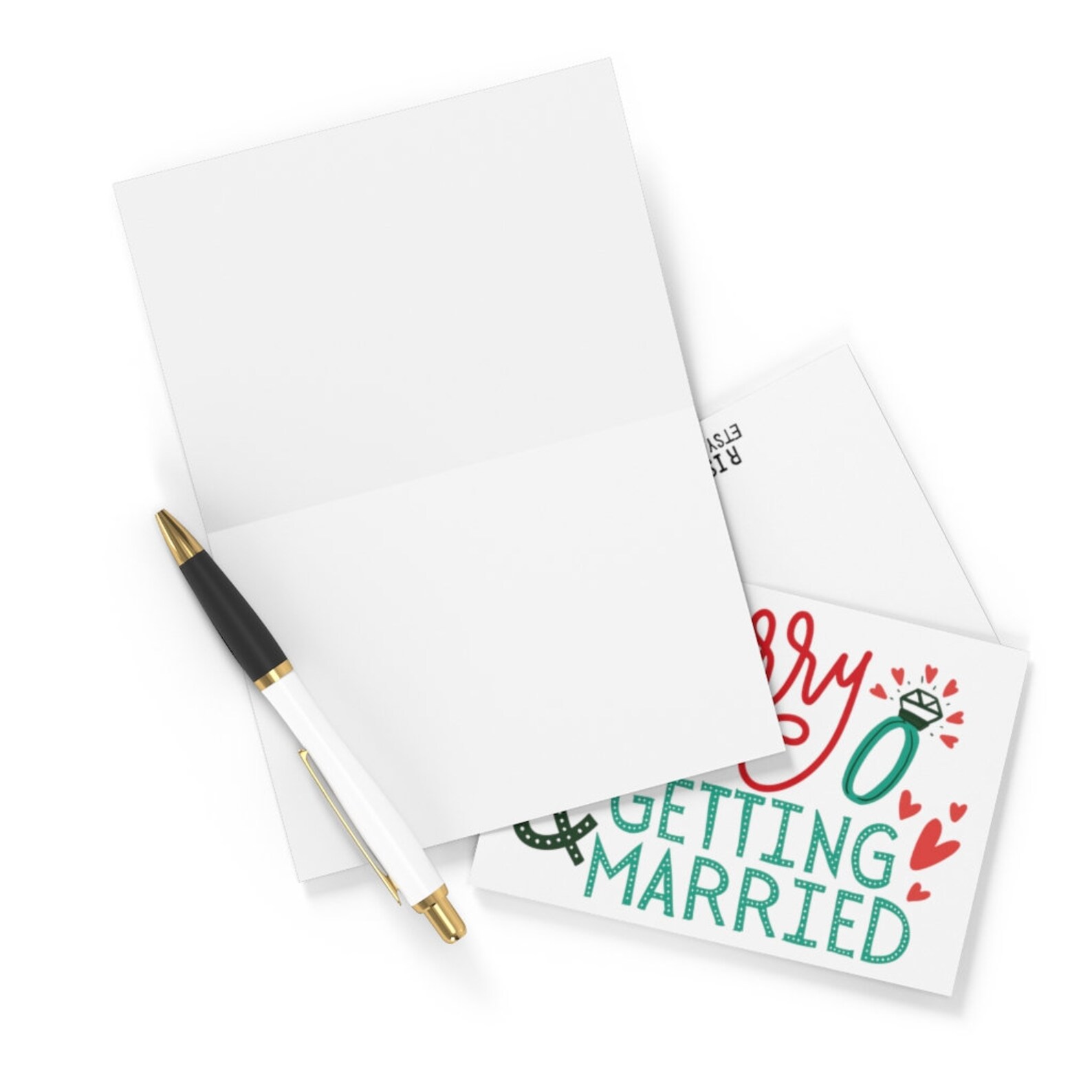 Engaged Christmas Card Fiance Christmas Card Christmas Engagement Card ...