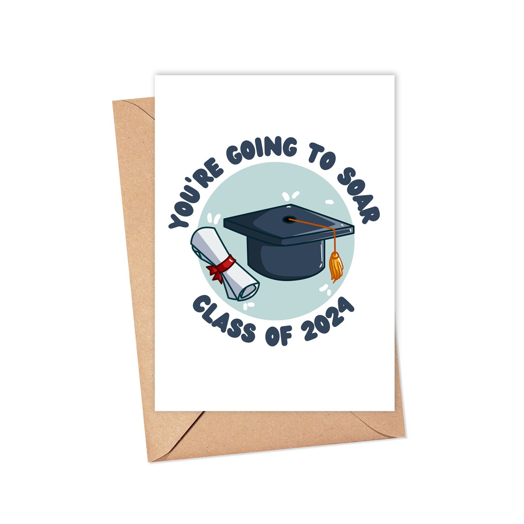 Graduation Card Class of 2024 Graduation Gift for Friend Boyfriend ...
