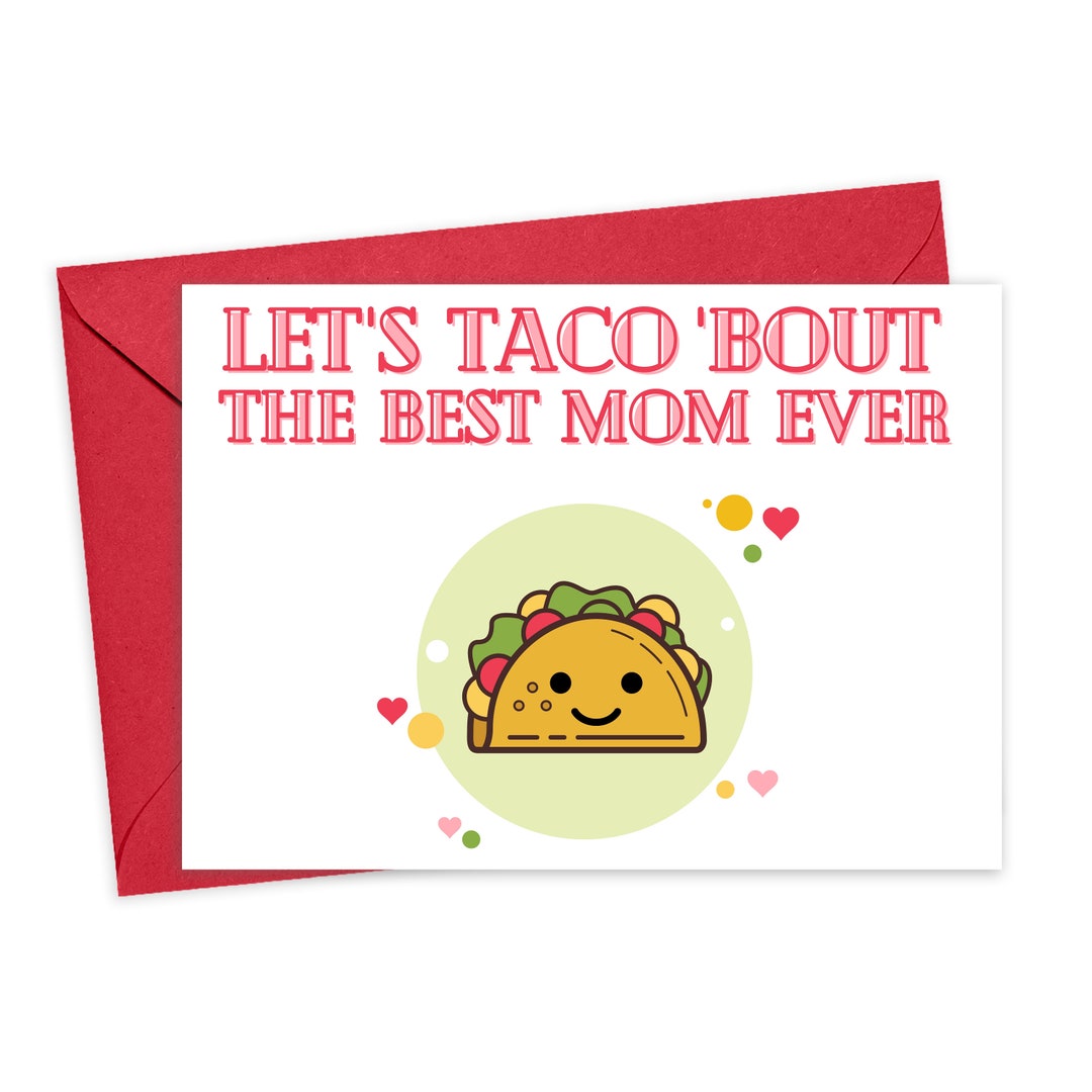 Funny Mothers Day Card Funny Best Mom Ever Gift Printable Mothers Day ...