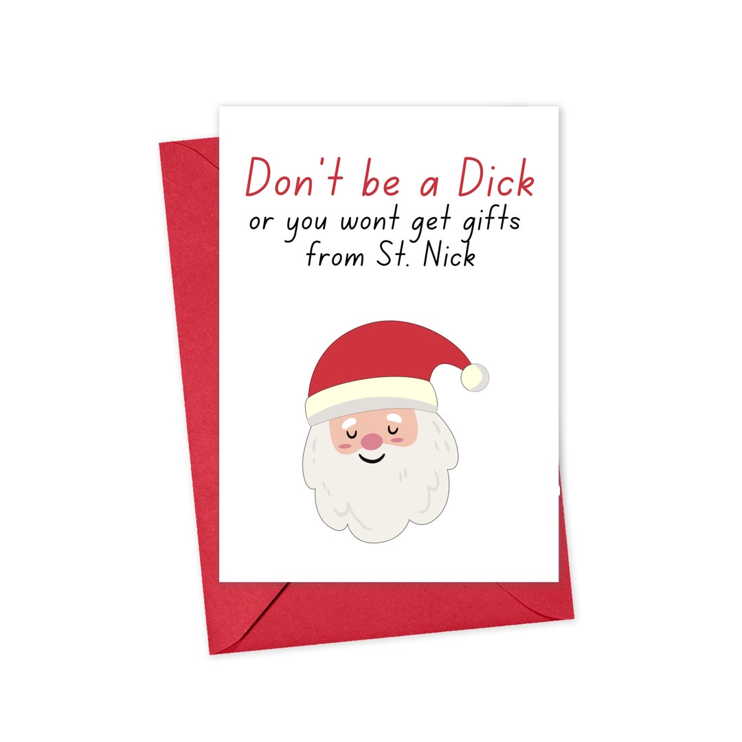 Rude Christmas Card Sassy Christmas Card Funny Christmas Cards Funny ...