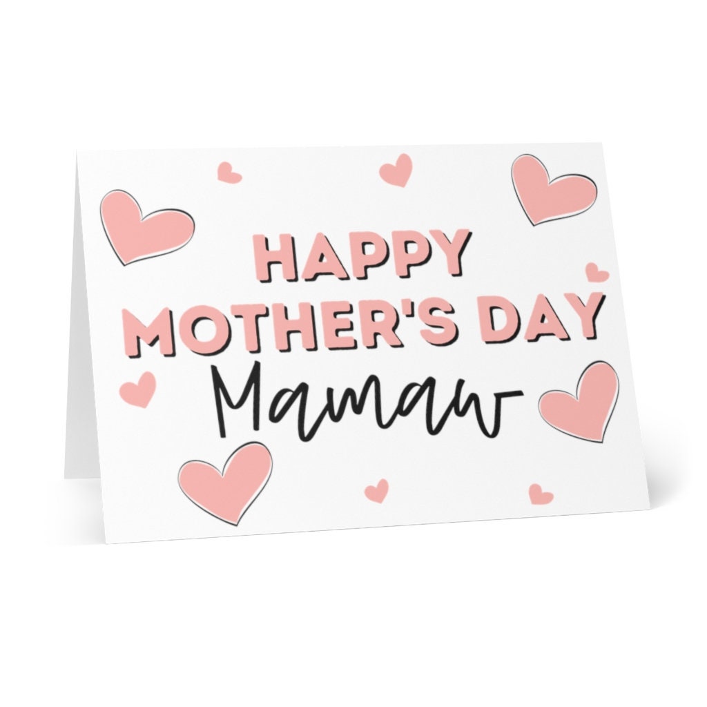 Mamaw Mothers Day Card - Happy Mothers Day Card for Grandma - Printable ...