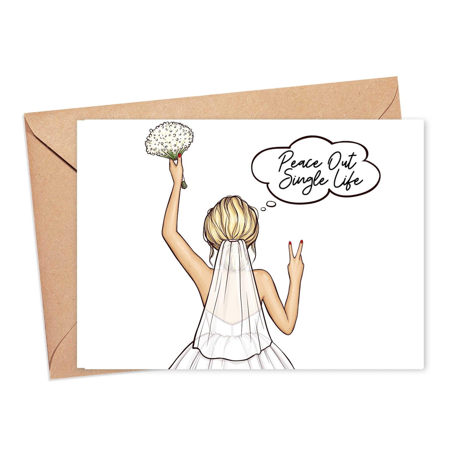 Bachelorette Cards Just Engaged Gifts for Bride Funny Engagement Gifts ...