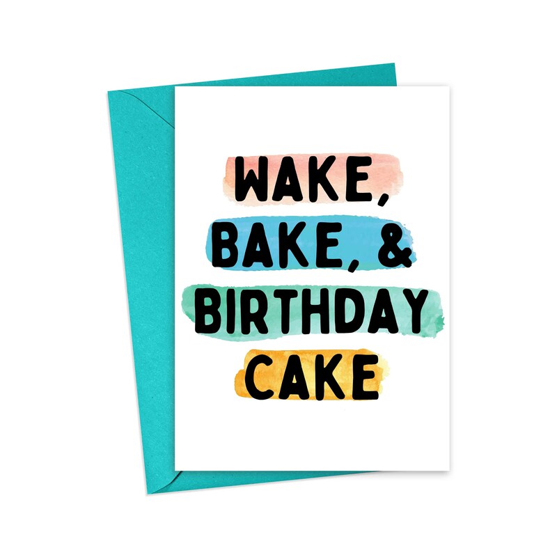 Weed Birthday Card - Etsy