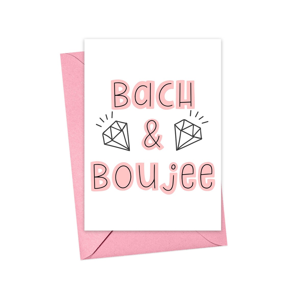 Bachelorette Card for Bride - Bachelorette Party Card - Engagement ...