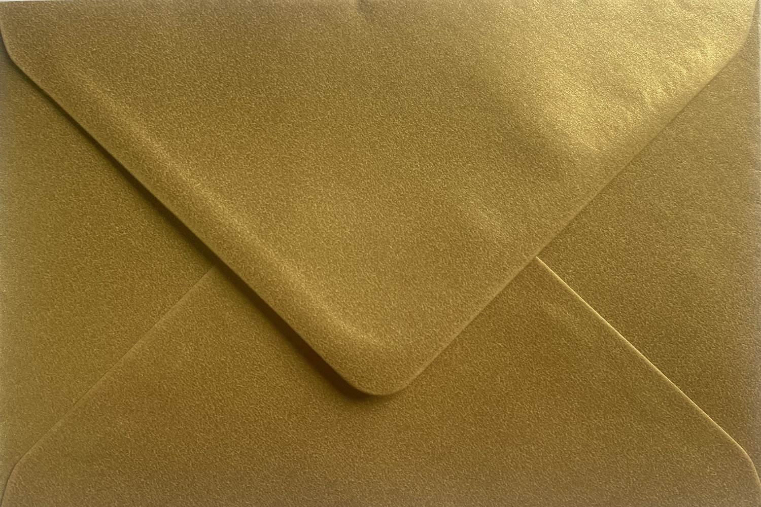 C5 162x229mm Metallic Gold Envelopes for A5 Greeting Cards Wedding ...
