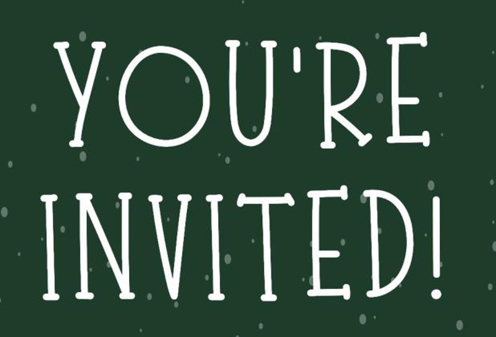 Fun & Bright Christmas Party Invitation Template - Etsy