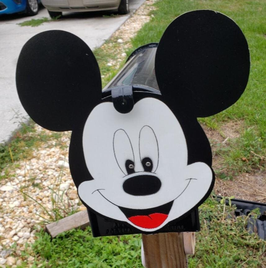 Mickey Mailbox Fully Painted and Assembled - Etsy