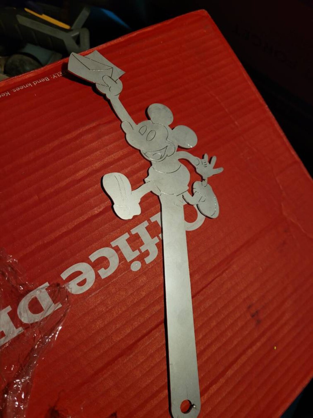 2 Mickey Mouse Mailbox Flags. Laser Cut and Laser Etched. 1 - Etsy