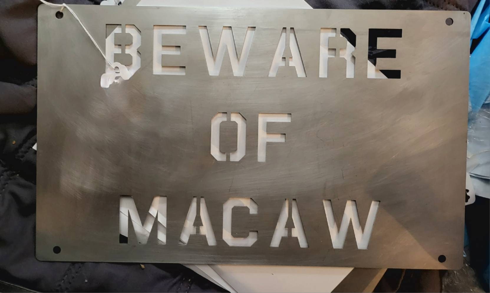 Macaw Parrot Laser Cut and Engraved Sign as Well as Other - Etsy