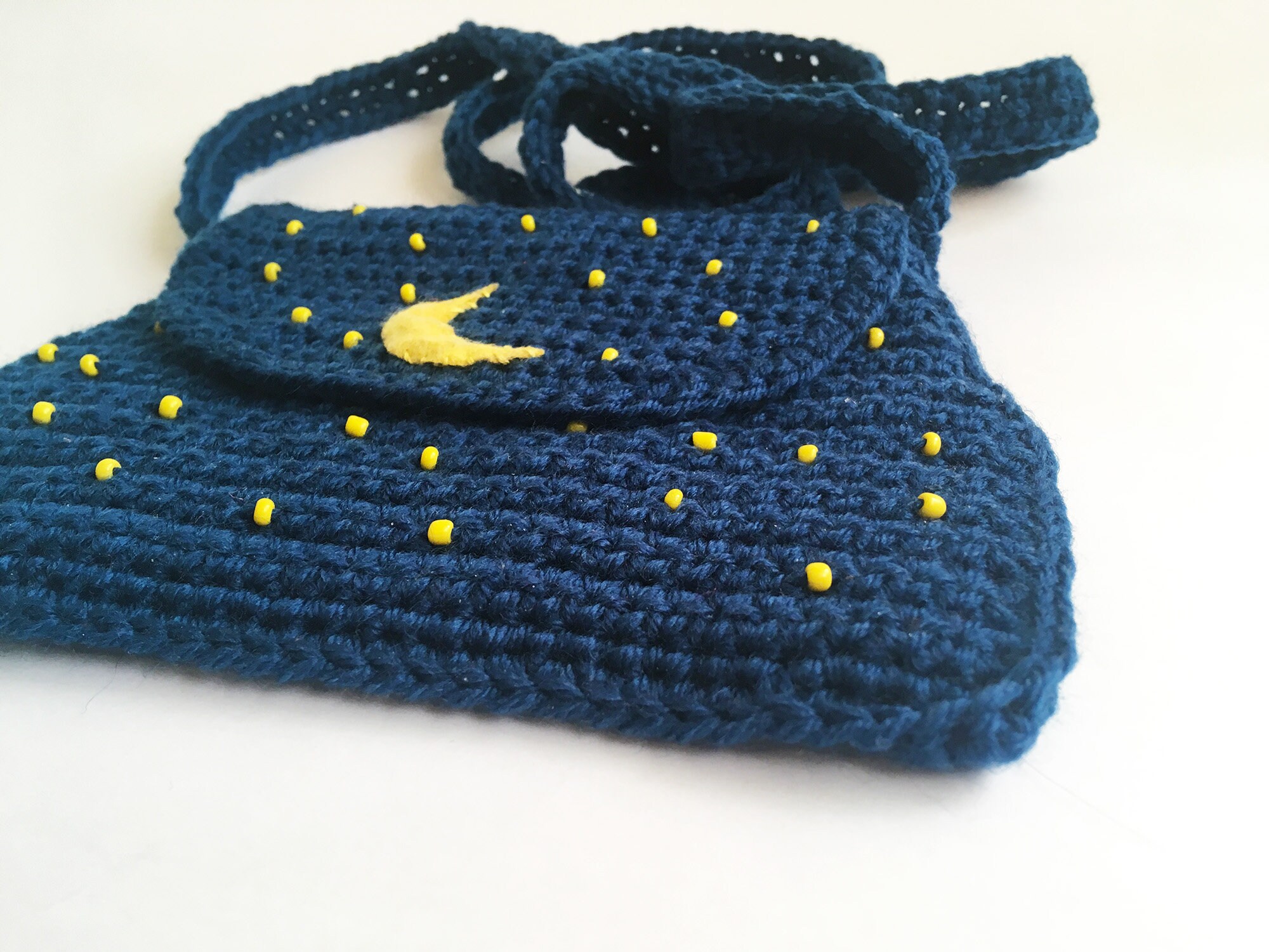 Crochet Pattern: Moon and Stars Bag - Etsy