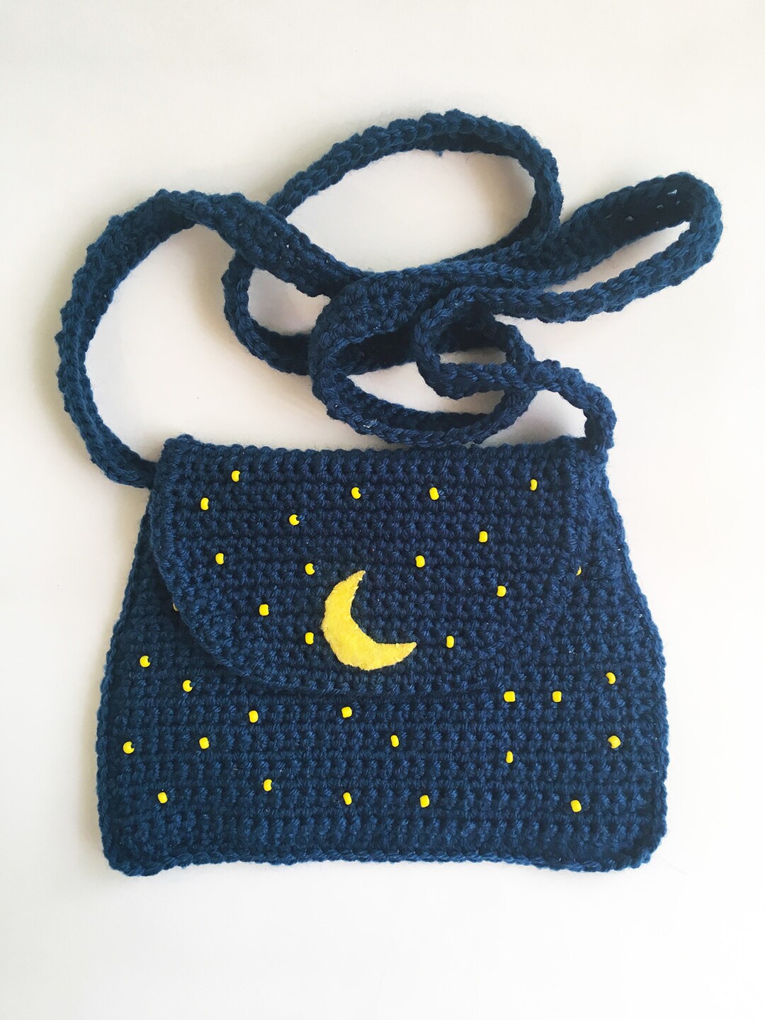 Crochet Pattern: Moon and Stars Bag - Etsy