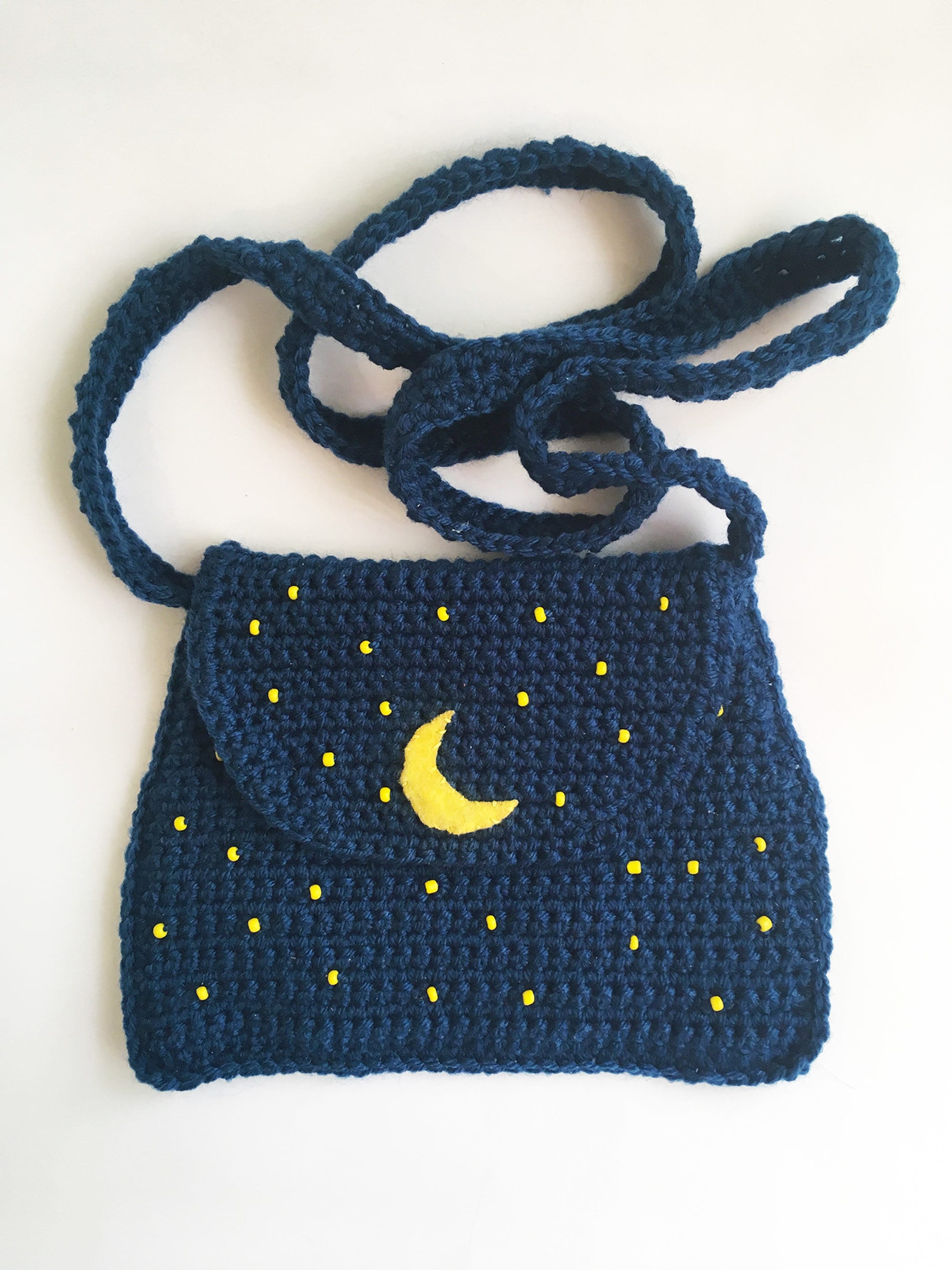 Crochet Pattern: Moon and Stars Bag - Etsy
