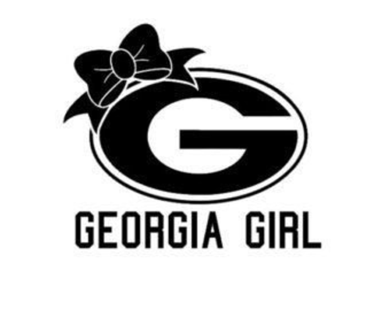 Georgia Bulldogs UGA Logo Emblem Cut SVG | Etsy