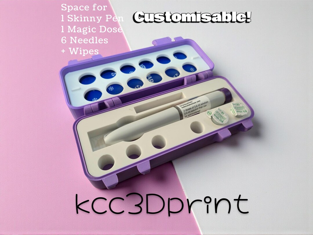 Wegovi/mounjaro Icepack Travel Case Customised, Your Text Here. Secure ...