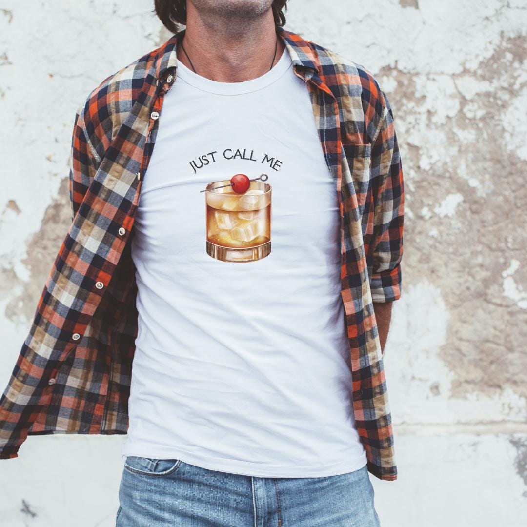 Call Me Old Fashioned T-shirt | Graphic Tee | Bourbon Lover Tee - Etsy
