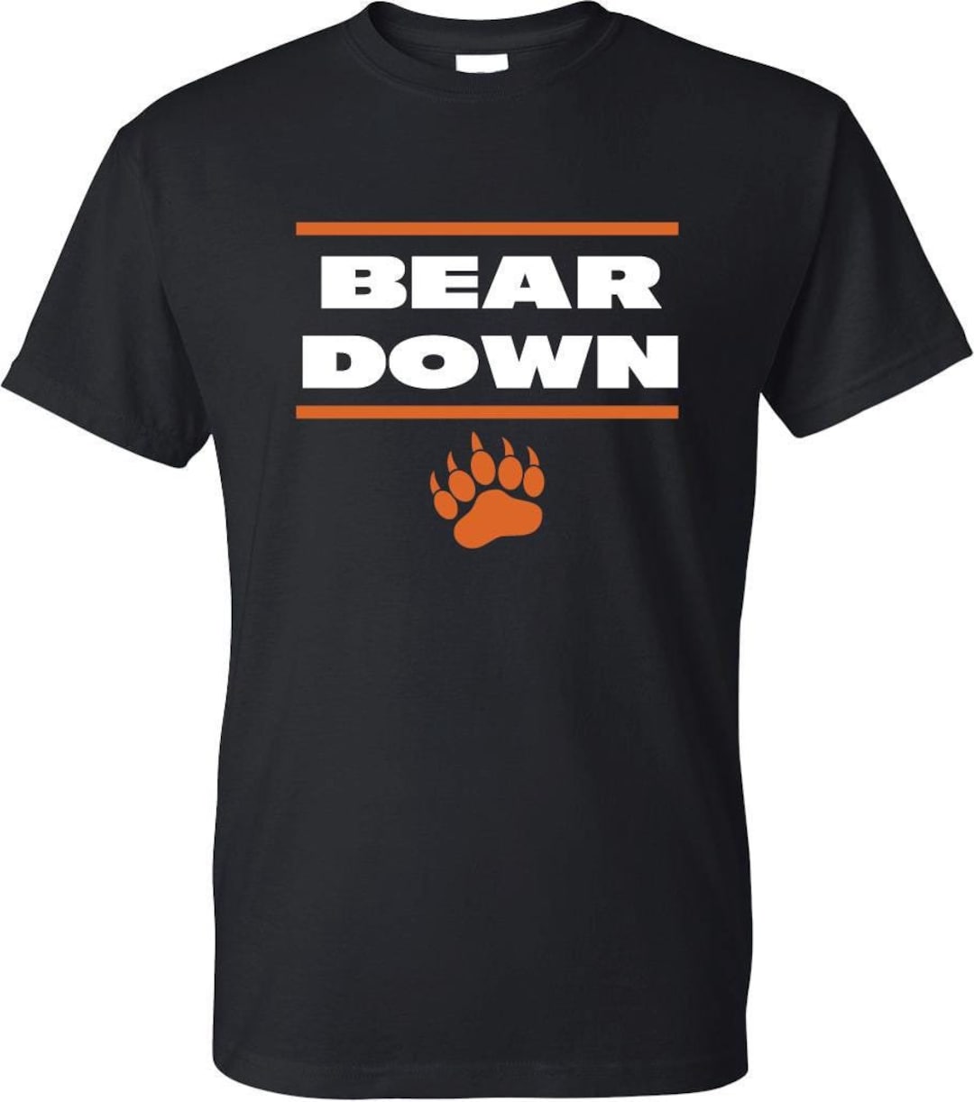Bear Down - Chicago Bears Theme Shirt - Etsy