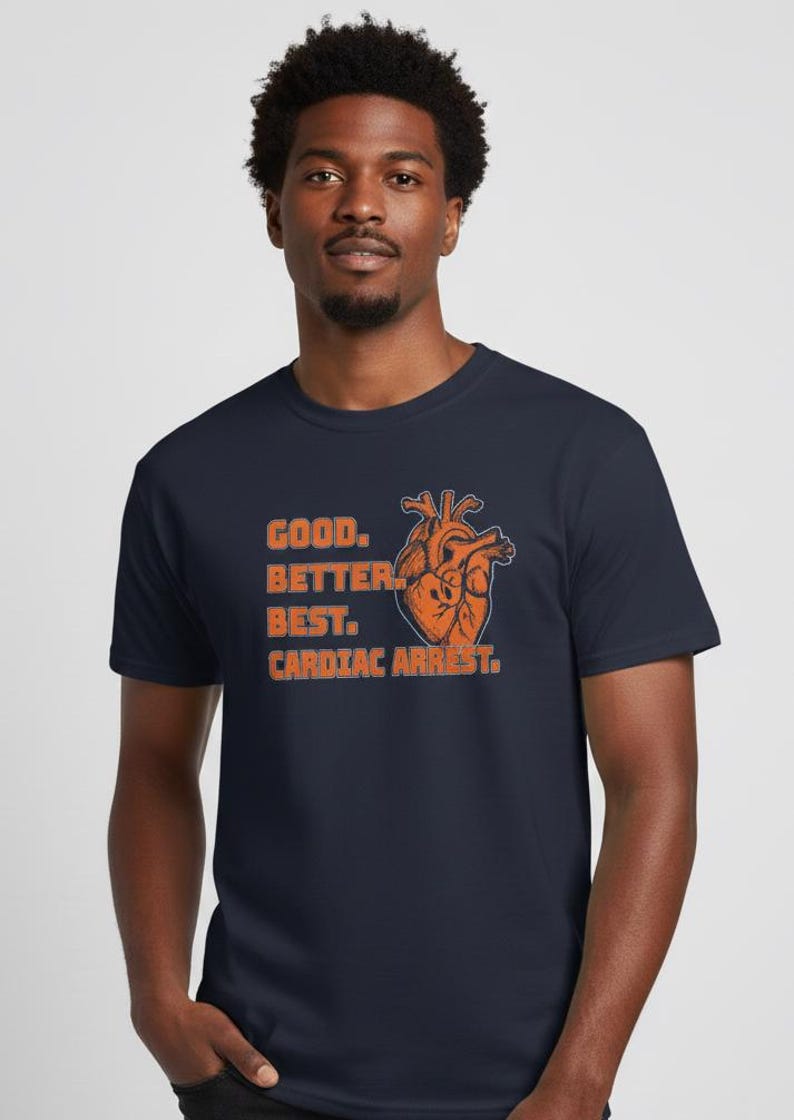 Good Better Best Cardiac Arrest - Chicago Football Shirt - Etsy