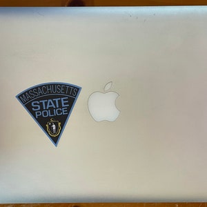 Massachusetts State Police Patch Sticker - Etsy