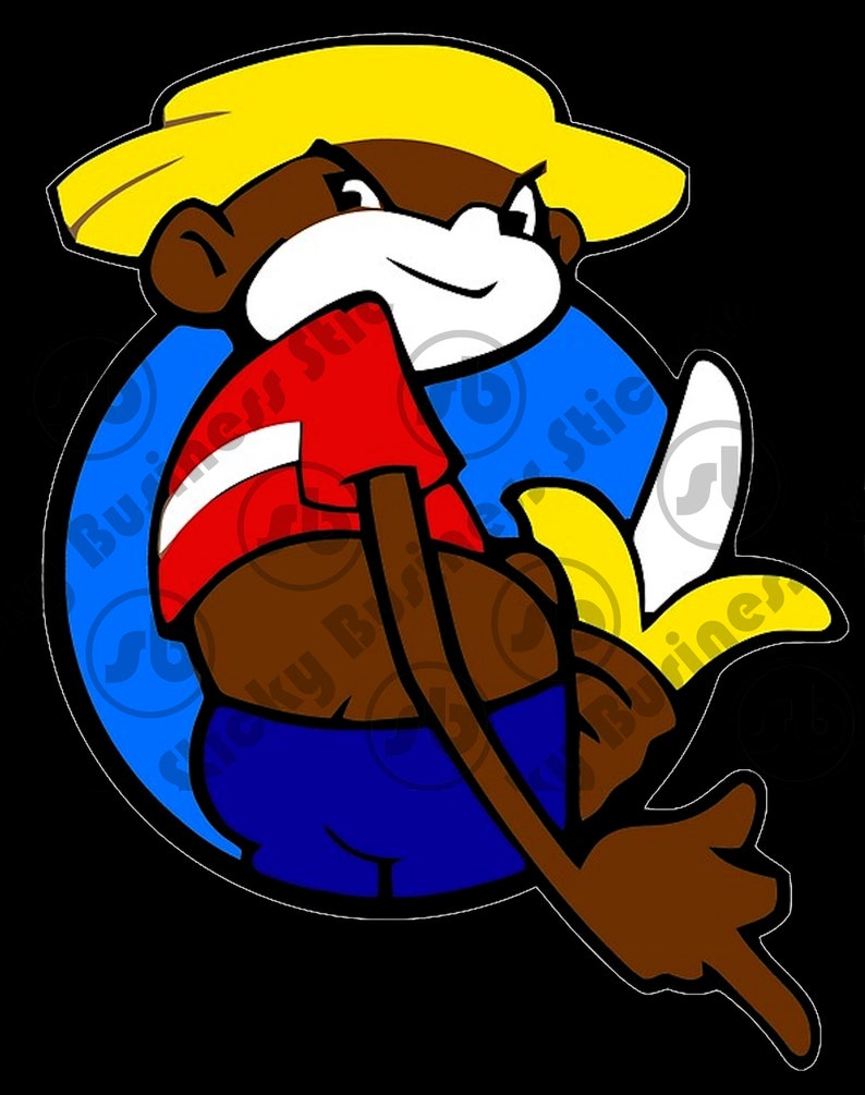 Super Troopers Sticker Johnny Chimpo 3 Inch Vinyl Sticker - Etsy