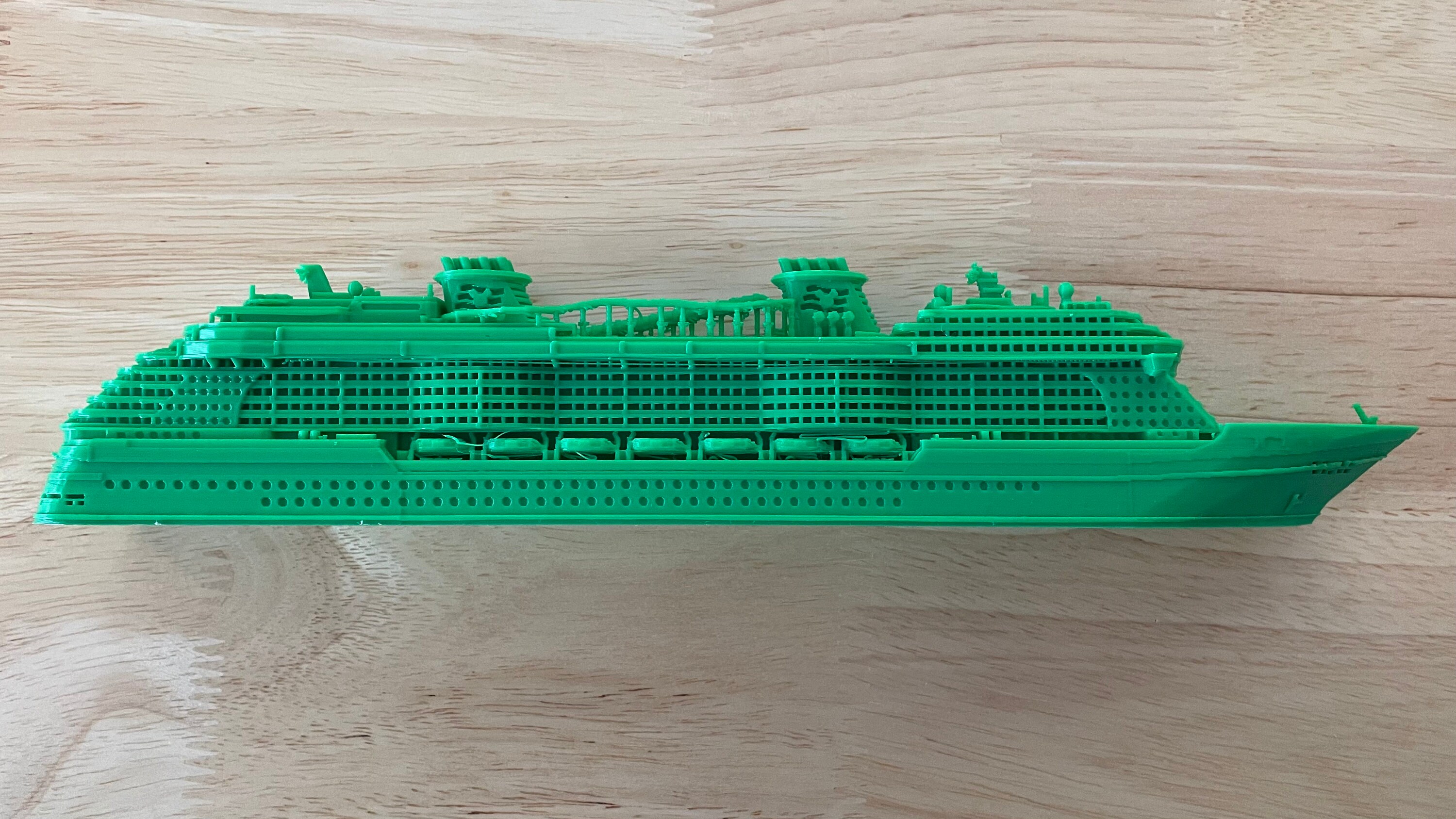 Disney Wish Treasure Destiny Class Cruise Ship 10 Inch 3D Printed Model ...