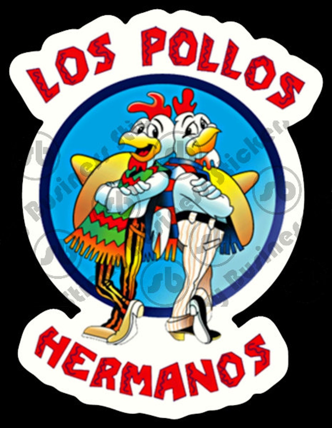 Breaking Bad Los Pollos Hermanos Gus Fring 3 Inch Vinyl Sticker - Etsy