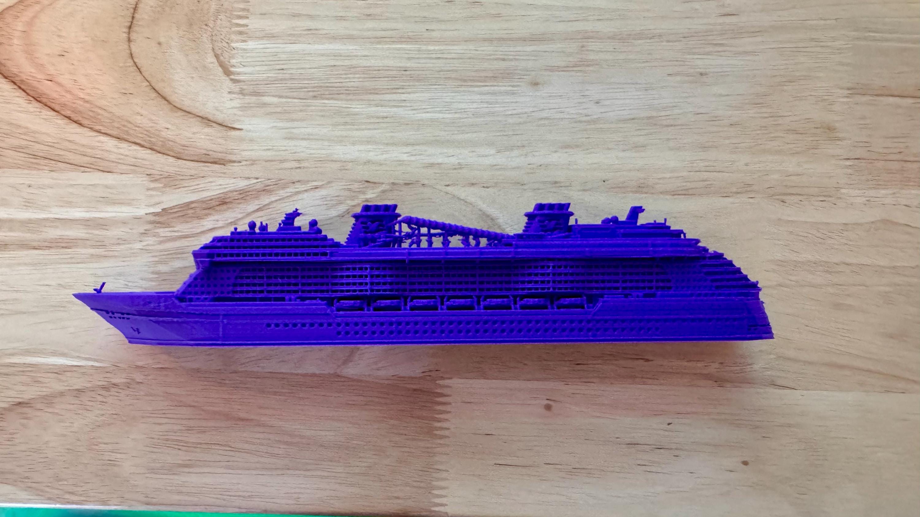 Disney Wish Treasure Destiny Class Cruise Ship 10 Inch 3D Printed Model ...