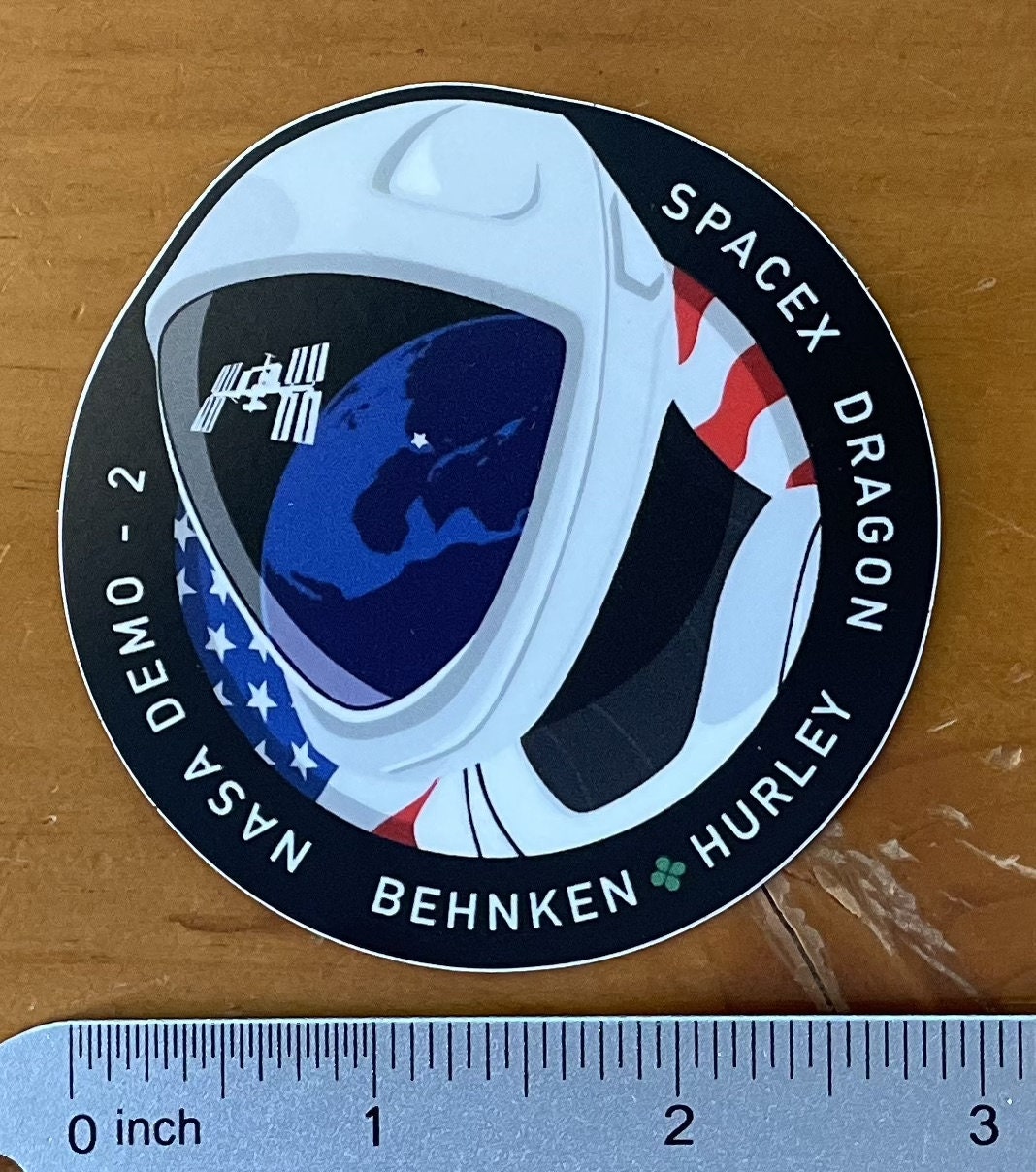 Nasa Spacex Dragon Crew Demonstration Dm 2 Mission Patch Etsy