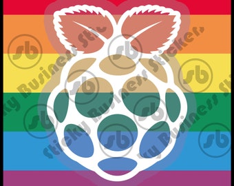 Raspberry Logo - Etsy