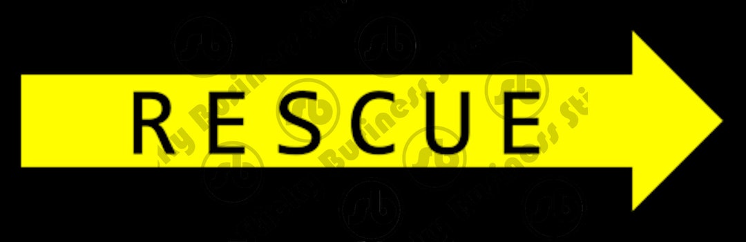 Airplane Yellow Rescue Arrow Weatherproof Vinyl Sticker Military Jet - Etsy