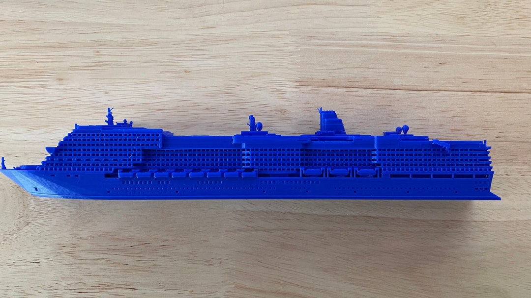 MS Queen Anne Cruise Ship 8 Inch 3D Printed Model - Etsy