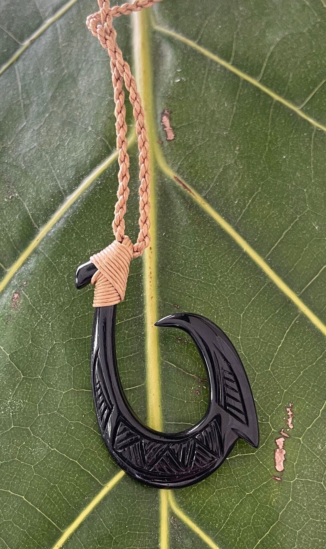 Maori Hei Matau New Zealand Fish Hook Bone Necklace Choker - Etsy