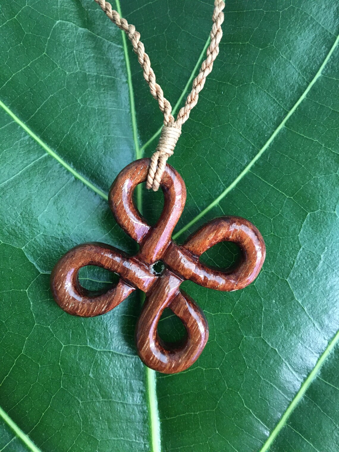 Hawaiian Symbol of Peacemaking Mpatapo Polynesian Natural Koa Wood ...