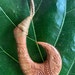Hawaiian Hand Made Wall Decor Plaques Solid Wood Polynesian Fish Hook ...
