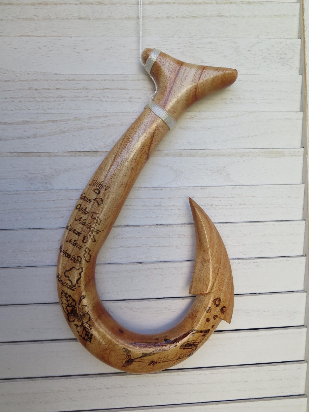 Hawaiian Islands Hand Made Hibiscus Flower Wall Decor Plaques Solid ...