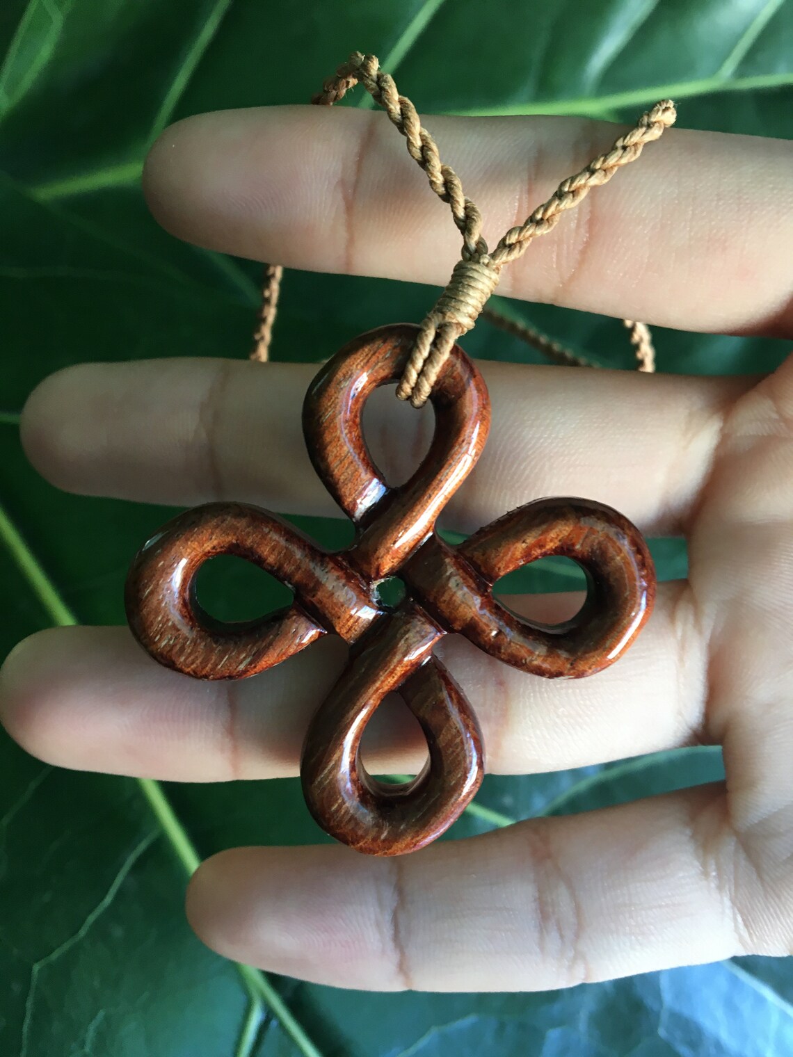 Hawaiian Symbol of Peacemaking Mpatapo Polynesian Natural Koa Wood ...