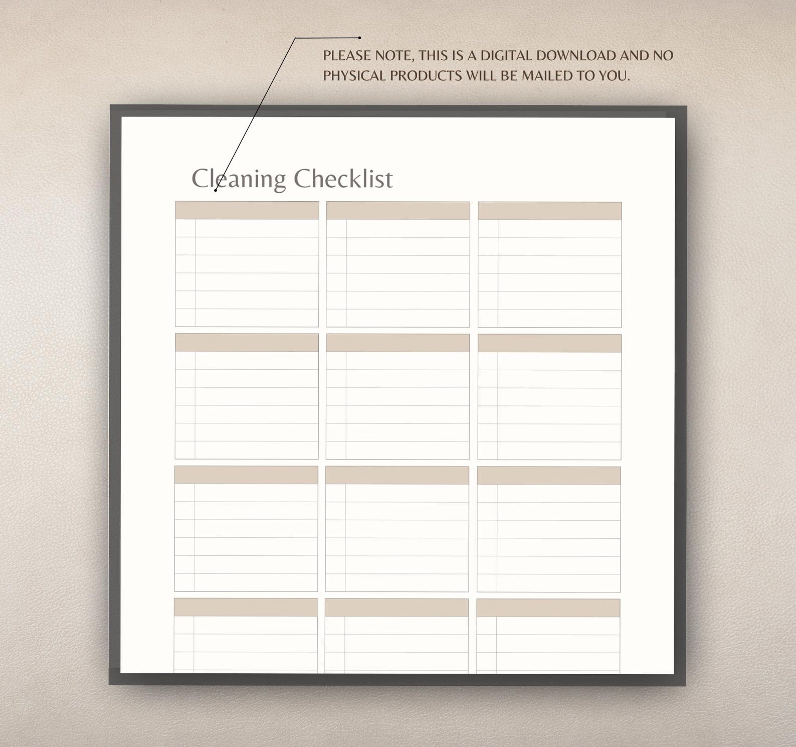 Digital Household Planner | Printable Home Organizer | Chore Chart ...