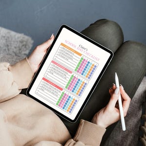 Kids Chore Chart | Printable Responsibility Tracker | Daily & Weekly ...