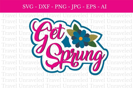 Get Sprung Spring Vinyl and Cardstock Cut Files for Cricut | Etsy