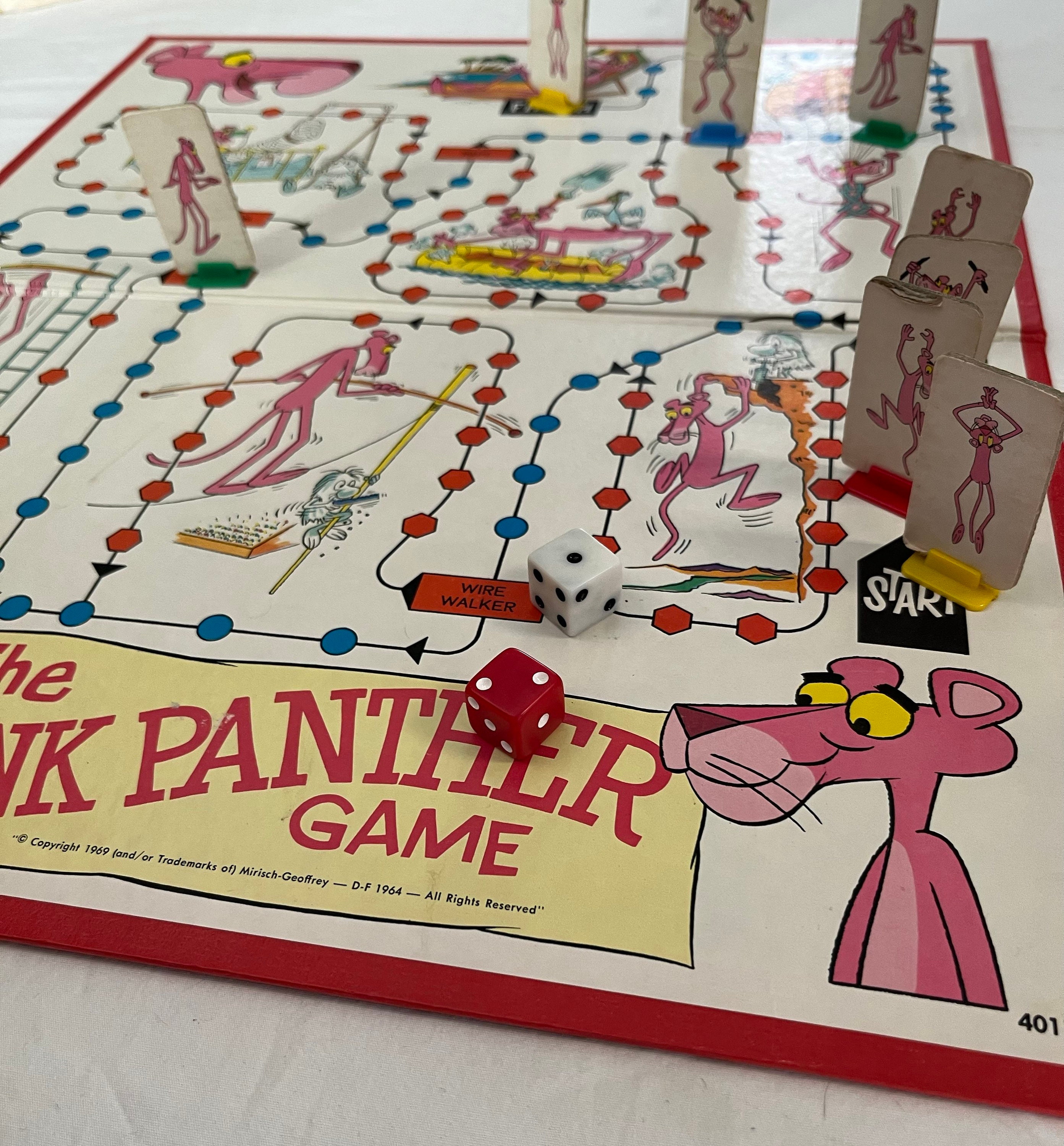 Rare/ Vintage/ 1970/ the Pink Panther/ Board Game/ Milton - Etsy