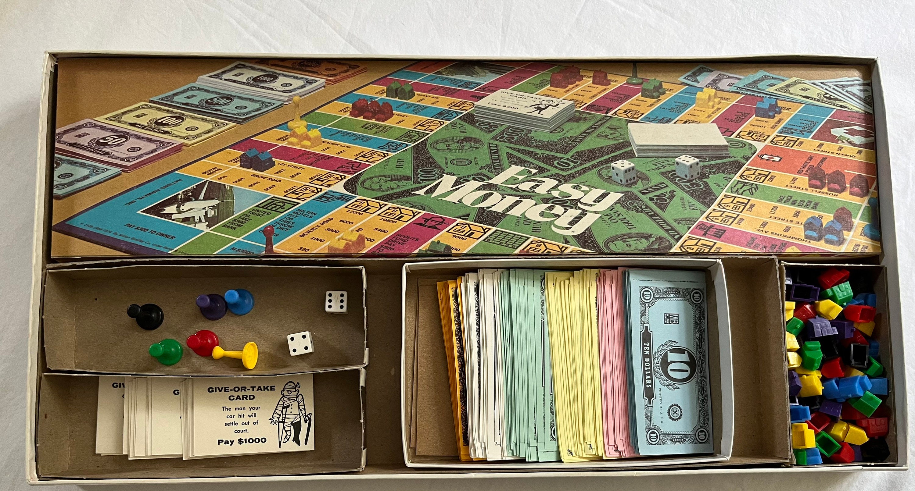 Vintage/ 1974/ Easy Money/ Board Game/ Milton Bradley/ Financial ...